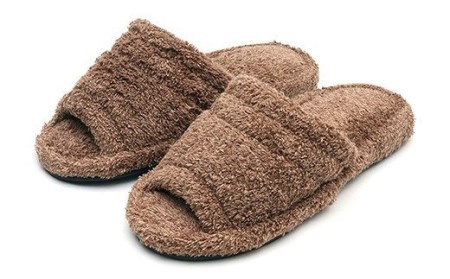 消臭タオルスリッパ M/Lセット ブラウン F2Y-5265 | 山形県（県庁） | ふるさと納税サイト「ふるなび」