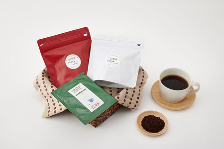 自家焙煎コーヒー (粉) 中煎り 180g (90gx2袋) ＆ドリップバッグコーヒー1個 | 秋田県由利本荘市 | ふるさと納税サイト「ふるなび」