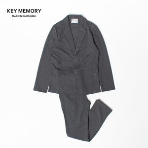 《2》【KEYMEMORY】ポンチセットアップ（上下セット） C.GRAY | 神奈川県鎌倉市 | ふるさと納税サイト「ふるなび」