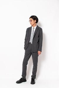 《2》【KEYMEMORY】ポンチセットアップ（上下セット） C.GRAY | 神奈川県鎌倉市 | ふるさと納税サイト「ふるなび」