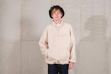 《2》メンズフリーサイズ【KEYMEMORY 鎌倉】ボアプルオーバー IVORY | 神奈川県鎌倉市 | ふるさと納税サイト「ふるなび」