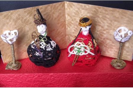 季節を彩る水引飾り「桃の節句 ～おひなさま 五人飾り～」 | 岐阜県御嵩町 | ふるさと納税サイト「ふるなび」