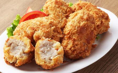 【12ヶ月定期便】夢咲牛 コロッケ 計約550g 約55g×10個 ｜ 牛肉コロッケ 惣菜 冷凍 | 静岡県菊川市 | ふるさと納税サイト「ふるなび」